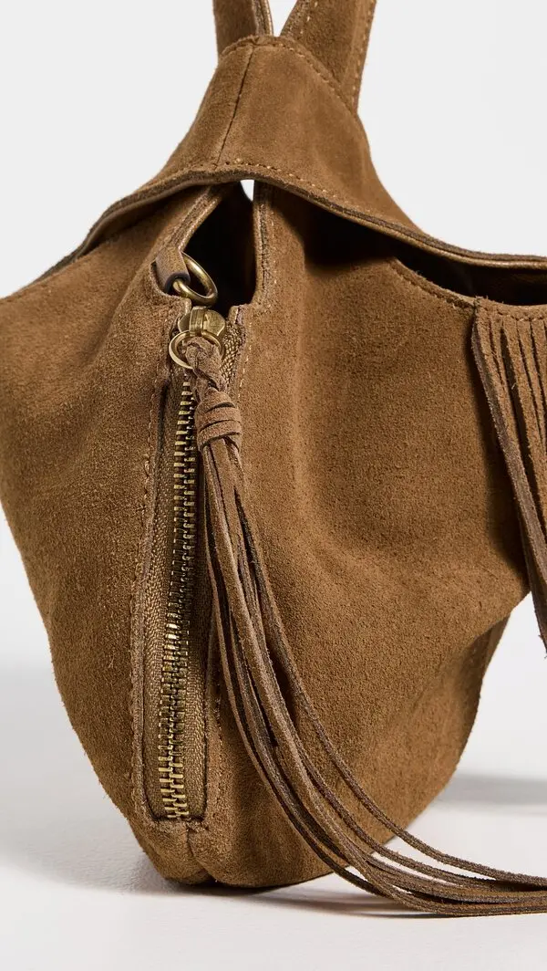 Dolce Vita Zury Handbag - Camel Suede