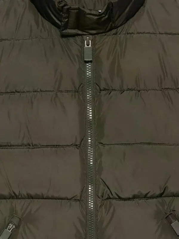 Aspesi Quilted Zip-front Gilet - Green