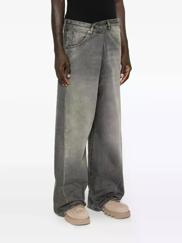 DARKPARK Wrap-effect Jeans - Grey