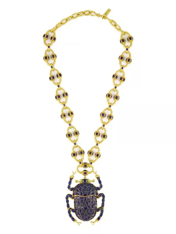 Begum Khan Windsor Beetle Necklace - Gold