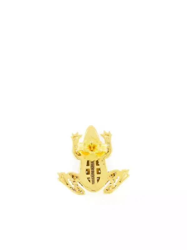 Begum Khan Mini Frog Stud Earring