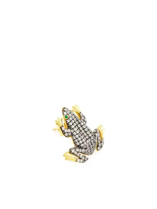 Begum Khan Mini Frog Stud Earring