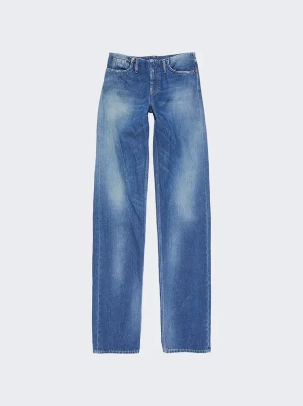 Acne Studios Bandless Mid-rise Denim Trousers
