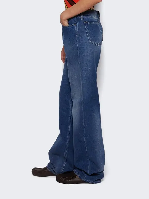 Acne Studios Bandless Mid-rise Denim Trousers