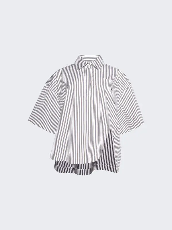 Attico Pinstripe Cotton Shirt - Multi
