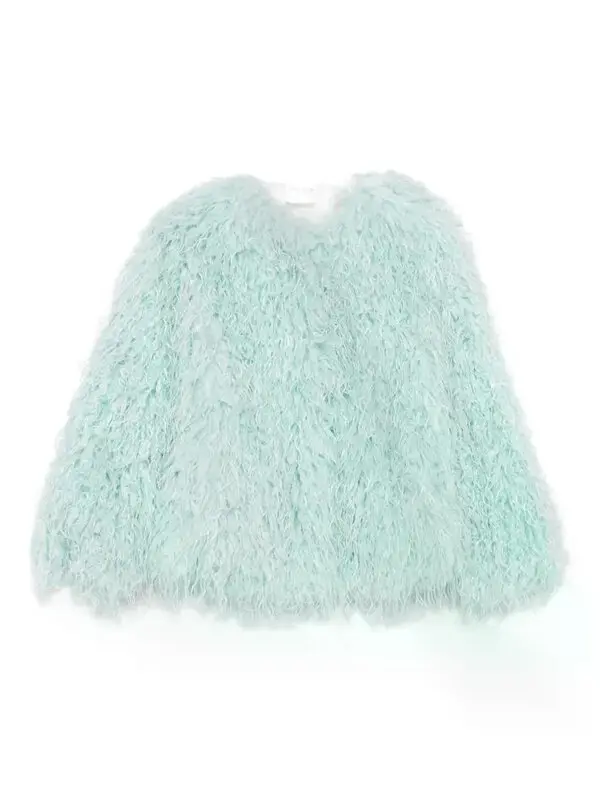 FORTE_FORTE Wave Faux-fur Jacket