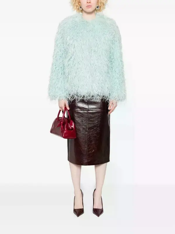 FORTE_FORTE Wave Faux-fur Jacket