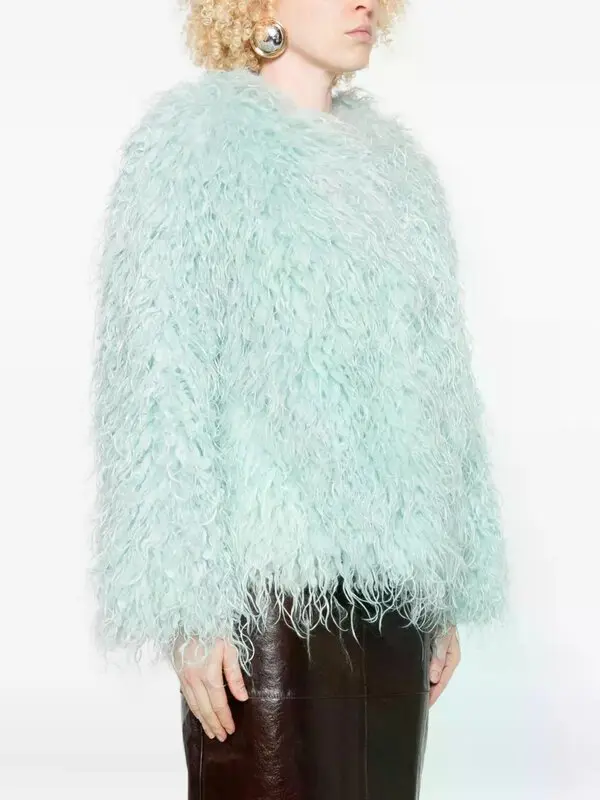 FORTE_FORTE Wave Faux-fur Jacket