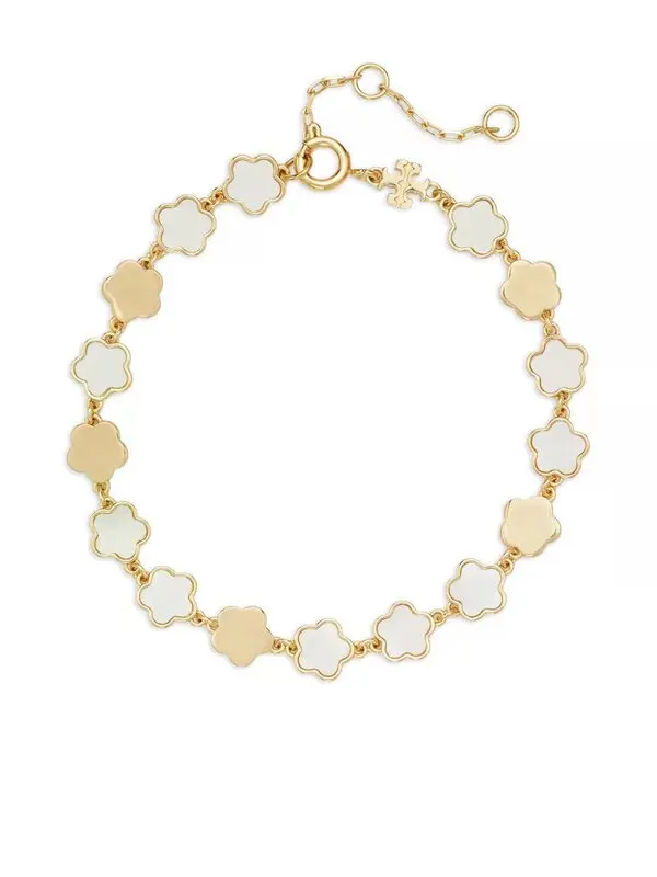 Tory Burch Flower-shaped Bracelet - Gold