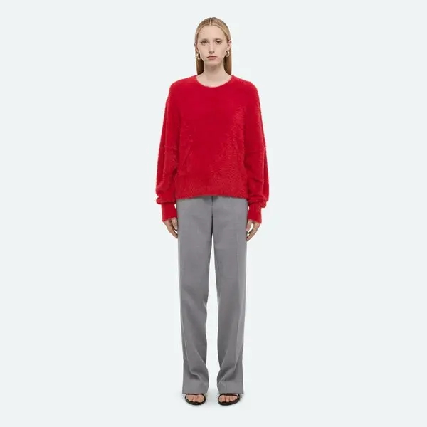 Helmut Lang Apex Crewneck Sweater - Red