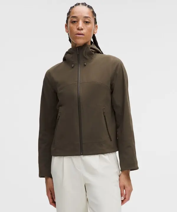 Lululemon Cross Chill City-to-trail Jacket - Olive Brown