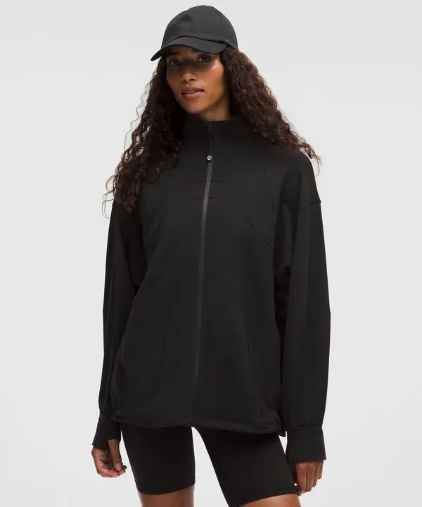 Lululemon Oversized Zip-up Jacket - Black