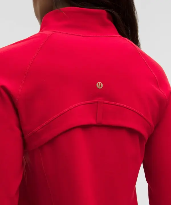 Lululemon Define Track Jacket - Oxford Red/gold/gold