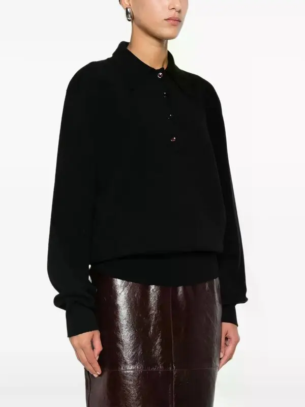 RÓHE Knitted Polo Top