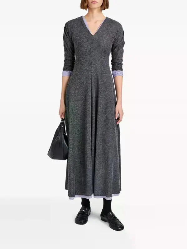 Proenza Schouler White Label Livia Flared Midi Dress - Grey - 50% Off |  Editorialist