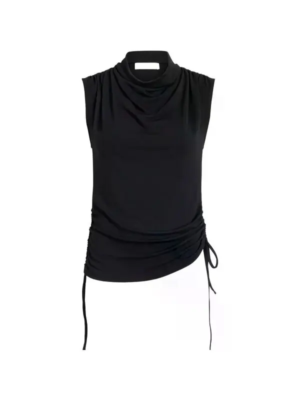 Proenza Schouler White Label Elna Cowl-neck Top - Black