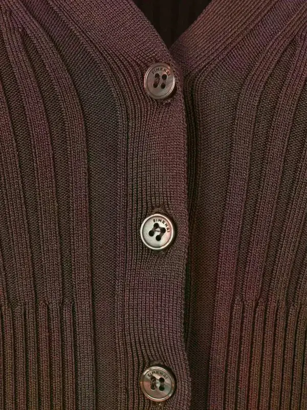 Simkhai Ribbed-knit Cardigan - Brown