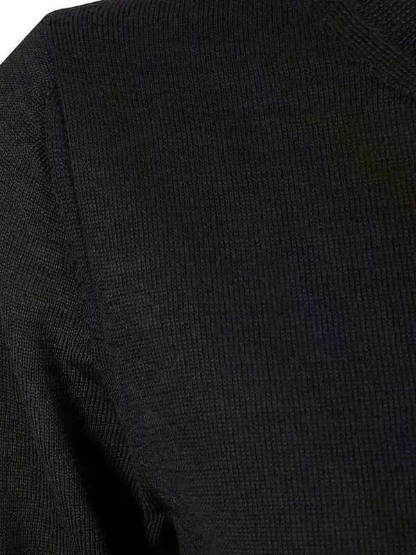 Comme Des Garçons Button-down Cardigan - Black