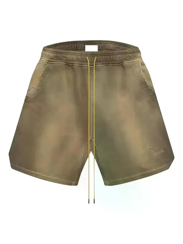 Rhude Faded-effect Track Shorts