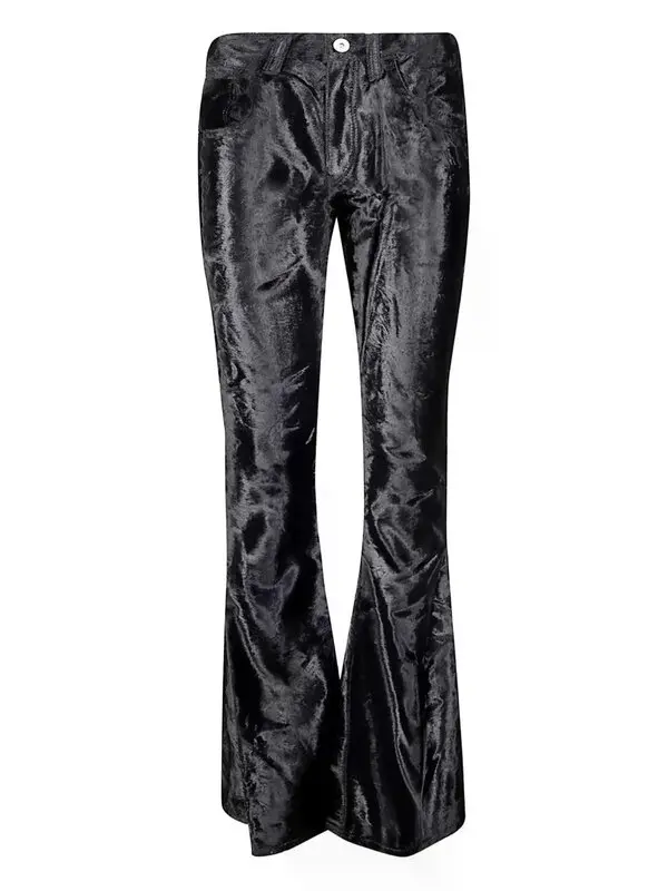 Junya Watanabe Velvet-finish Flared Trousers
