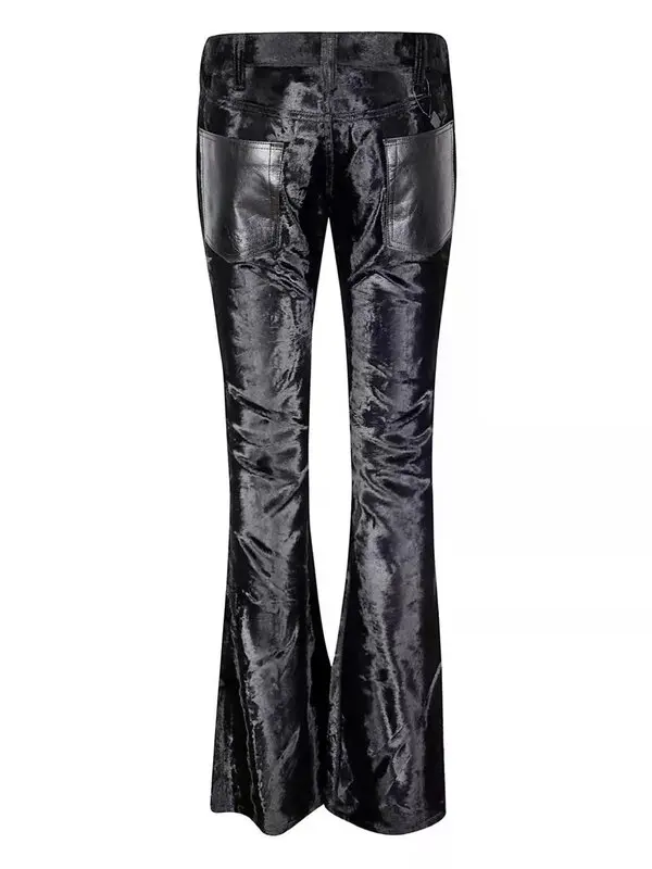 Junya Watanabe Velvet-finish Flared Trousers