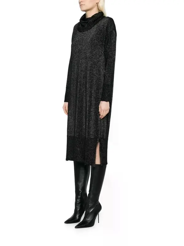 N.peal Roll-neck Dress