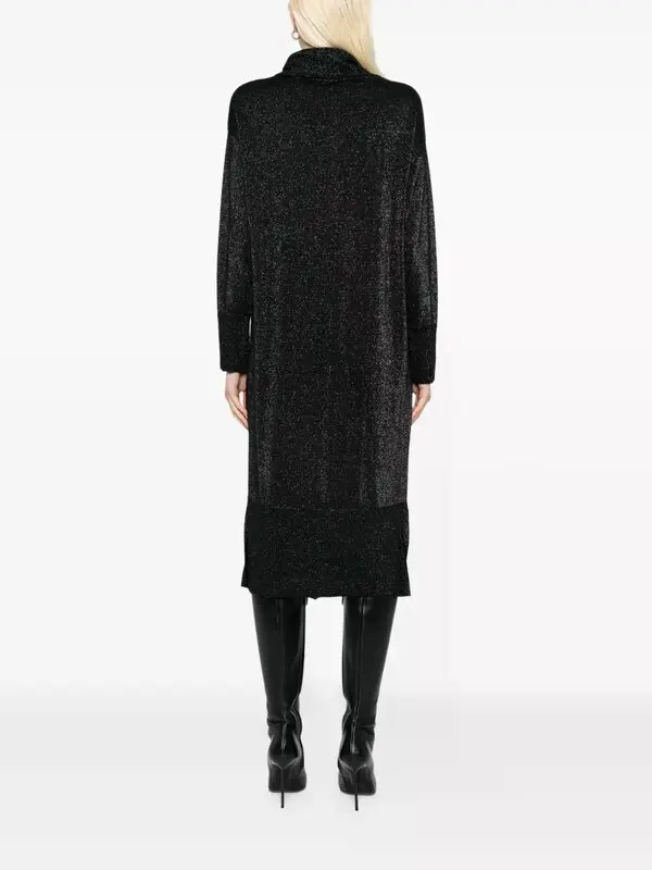 N.peal Roll-neck Dress