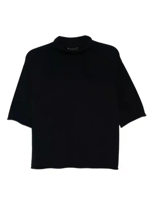N.peal Short-sleeved Turtleneck Top