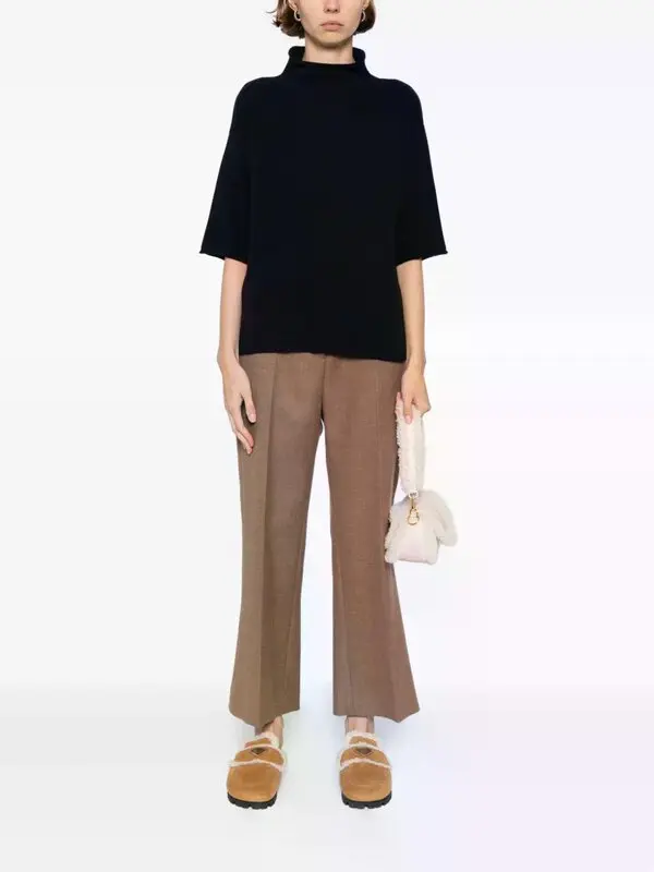 N.peal Short-sleeved Turtleneck Top