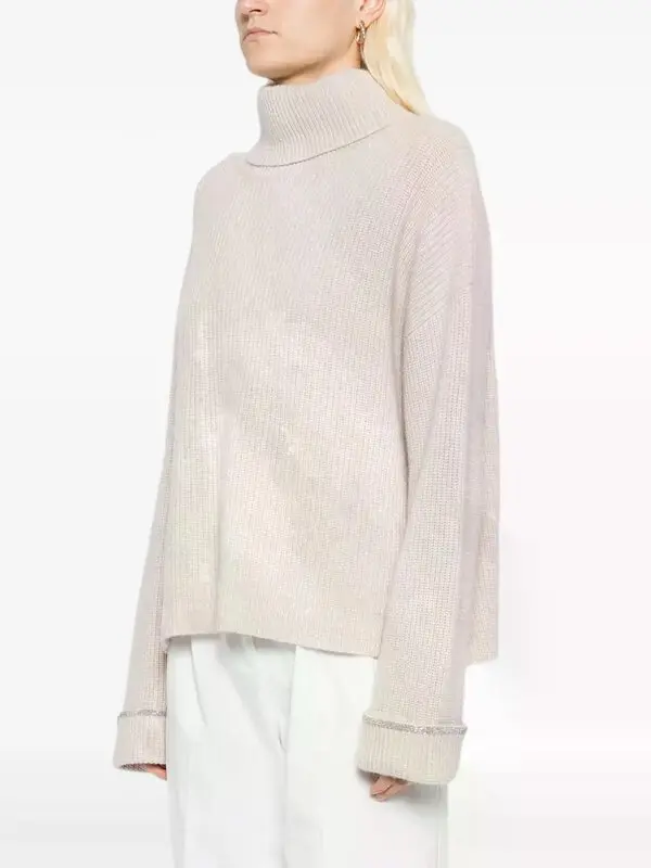N.peal High Neck Sweater