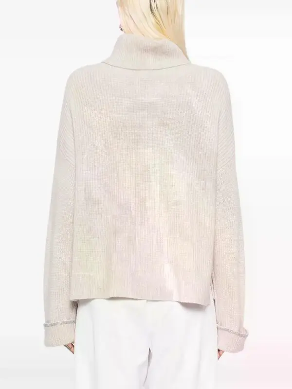 N.peal High Neck Sweater