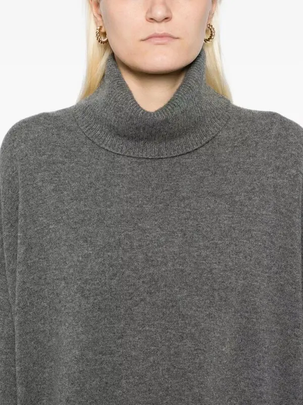 N.peal Longline Roll-neck Pullover