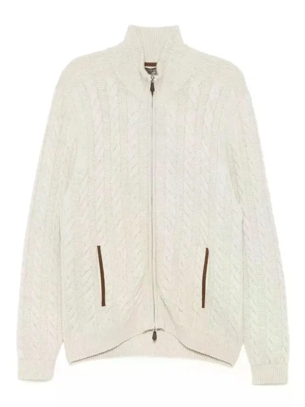 N.peal Richmond Cardigan - Neutrals