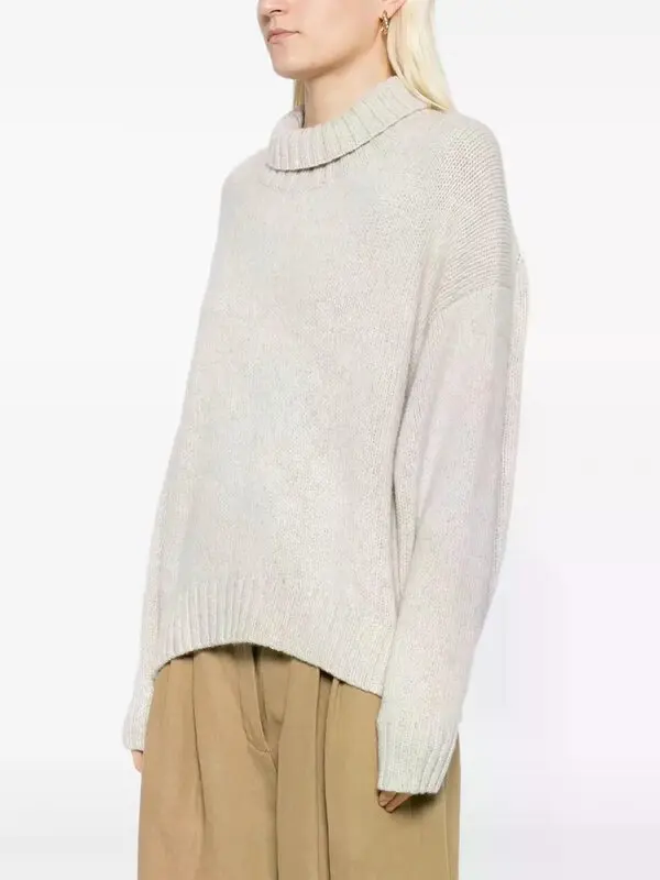 N.peal Chunky Funnel Neck Sweater