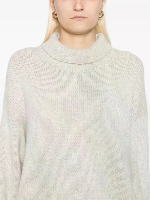 N.peal Chunky Funnel Neck Sweater