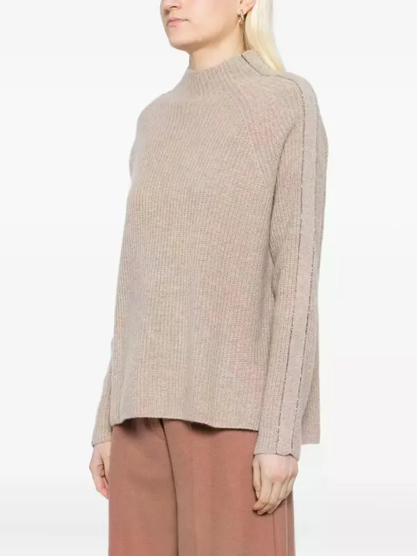 N.peal Funnel Neck Jumper