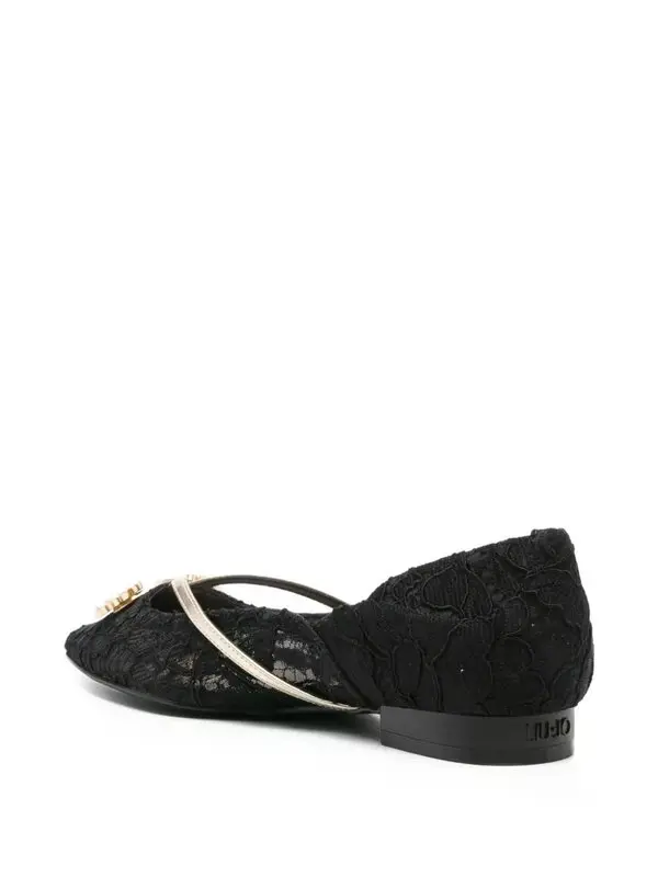 Liu Jo Lace Embellished Flats