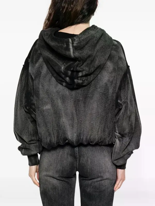 R13 Washed-effect Hoodie - Black