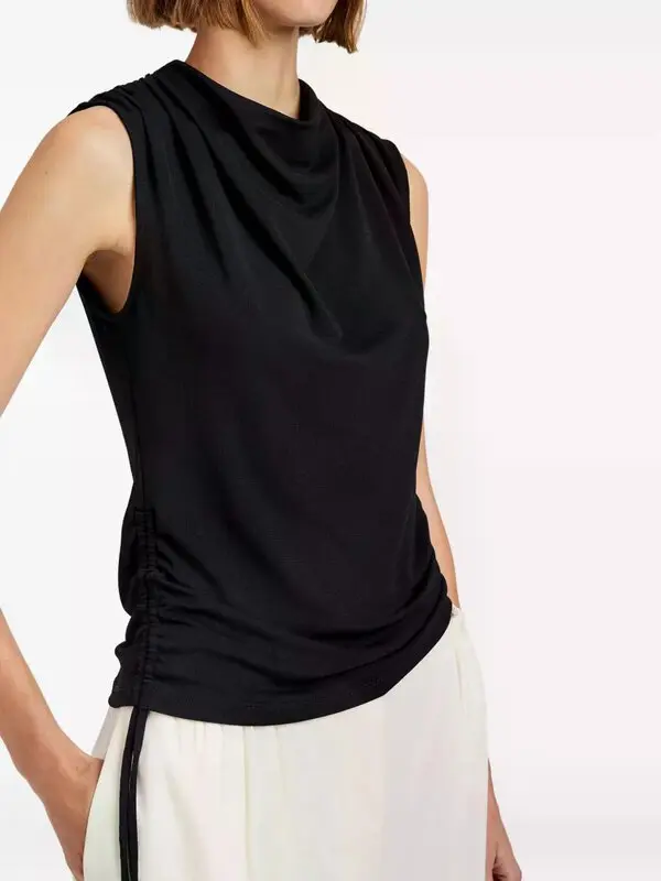 Proenza Schouler White Label Elna Cowl-neck Top - Black