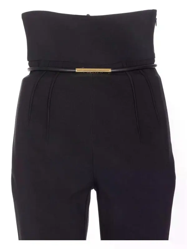 Elisabetta Franchi Chain-link Belted Trousers