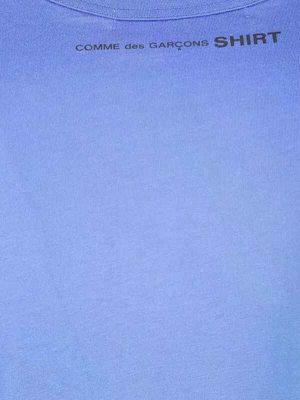 Comme Des Garçons Cotton T-shirt - Blue