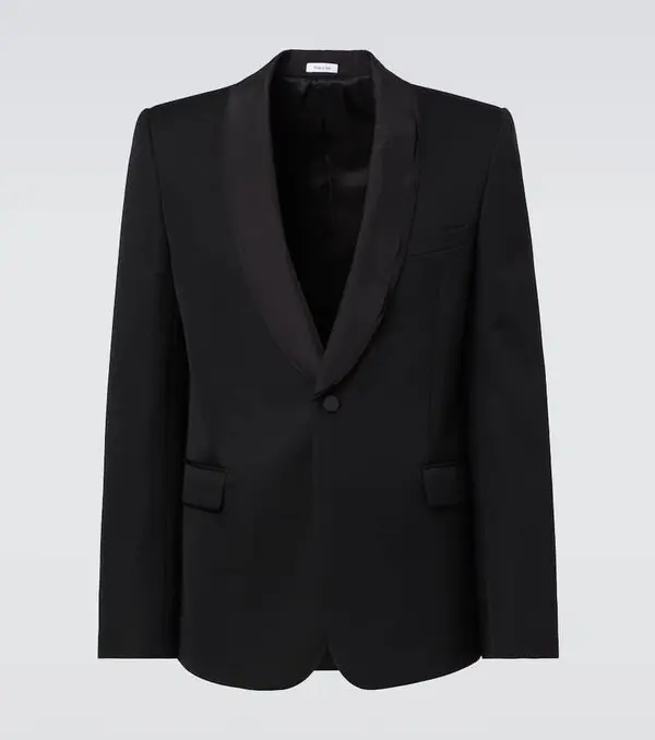 Alexander McQueen Virgin Wool Tuxedo Jacket