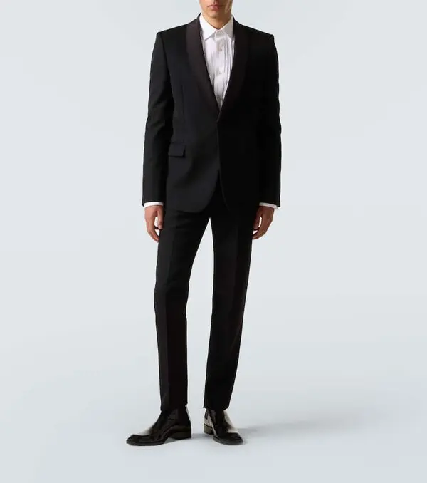 Alexander McQueen Virgin Wool Tuxedo Jacket