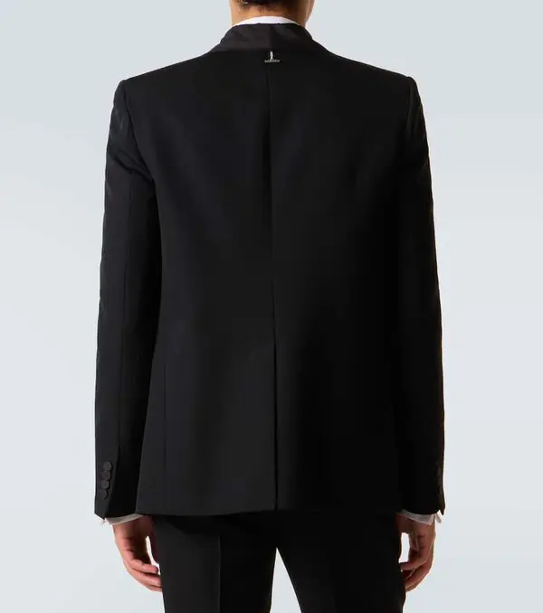 Alexander McQueen Virgin Wool Tuxedo Jacket