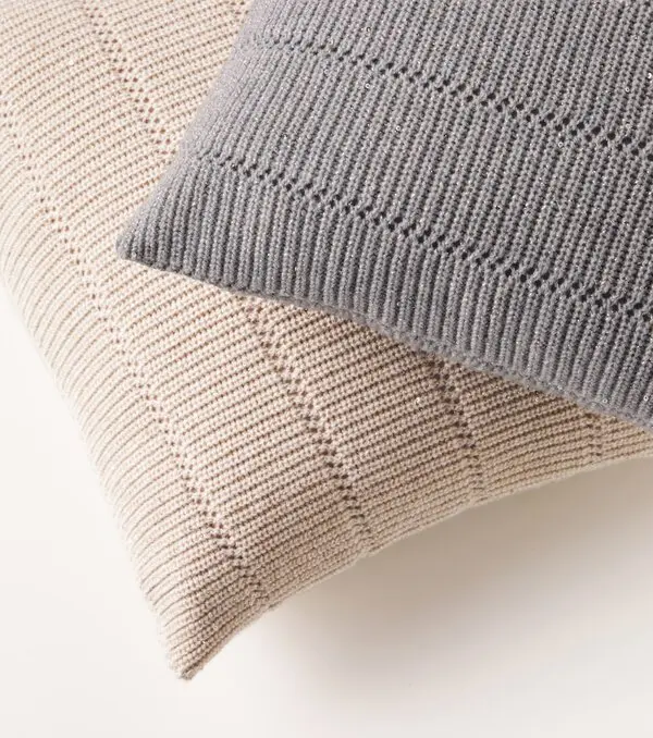Brunello Cucinelli Cashmere And Wool-blend Cushion