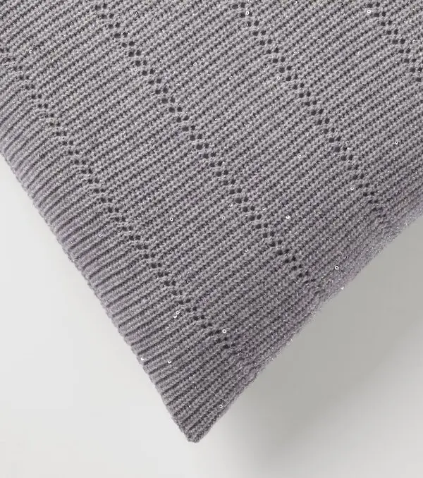 Brunello Cucinelli Cashmere And Wool-blend Cushion