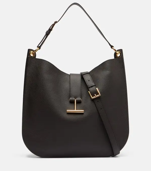 TOM FORD Tara Leather Shoulder Bag