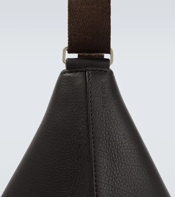 THE ROW Leather Crossbody Bag - Brown