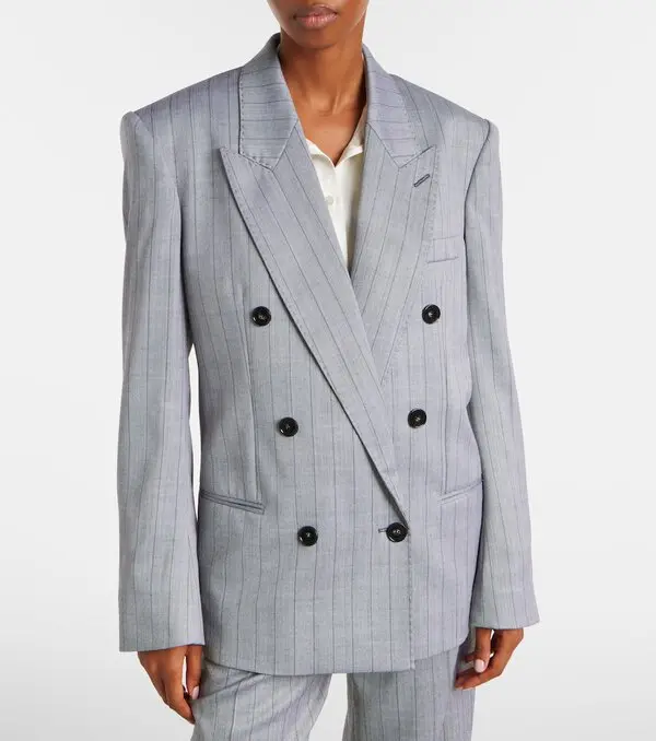 Stella McCartney Double-breasted Wool Blazer