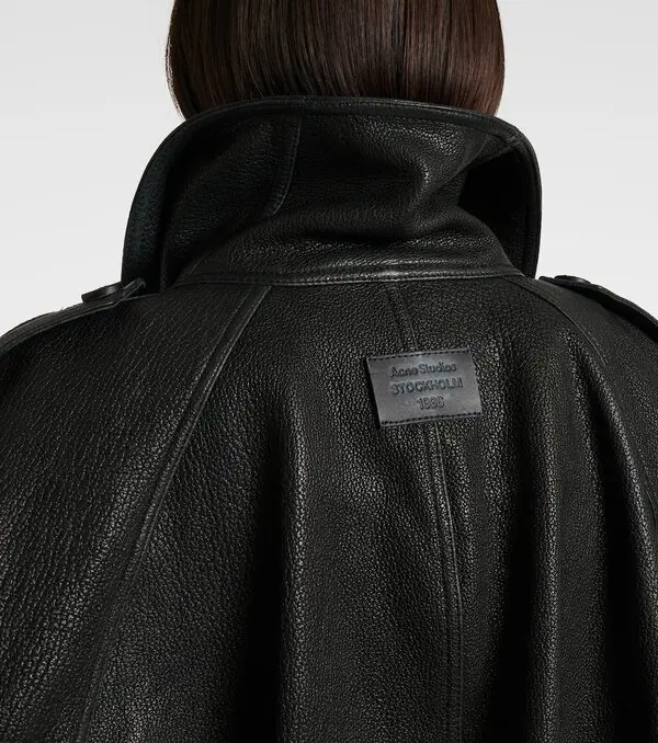 Acne Studios Double-breasted Leather Jacket